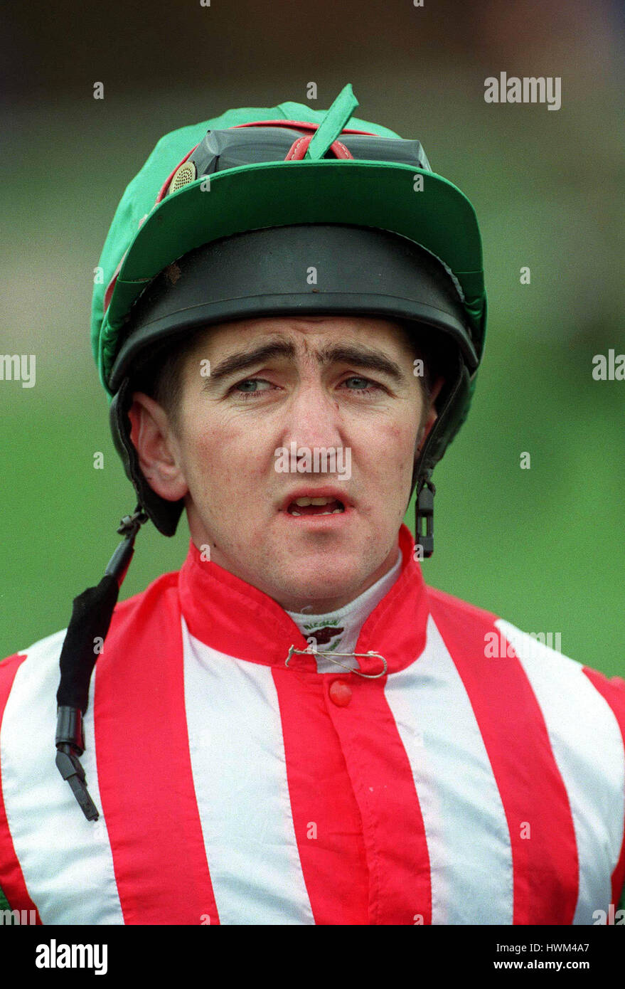 DAVID HARRISON . JOCKEY 21 April 1996 Stock Photo - Alamy