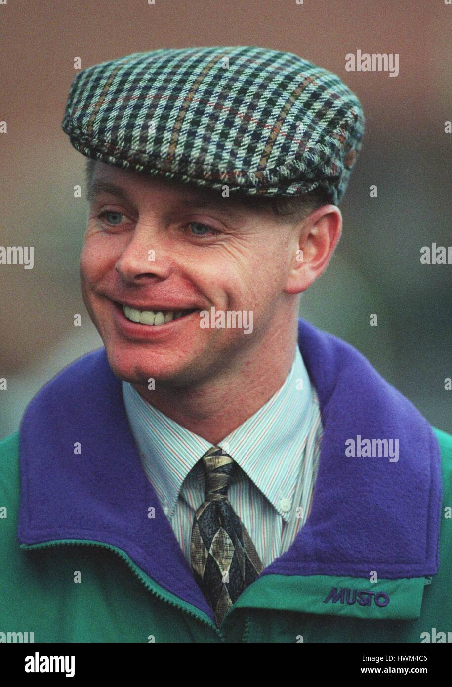 MICKY HAMMOND RACE HORSE TRAINER 11 December 1996 Stock Photo - Alamy