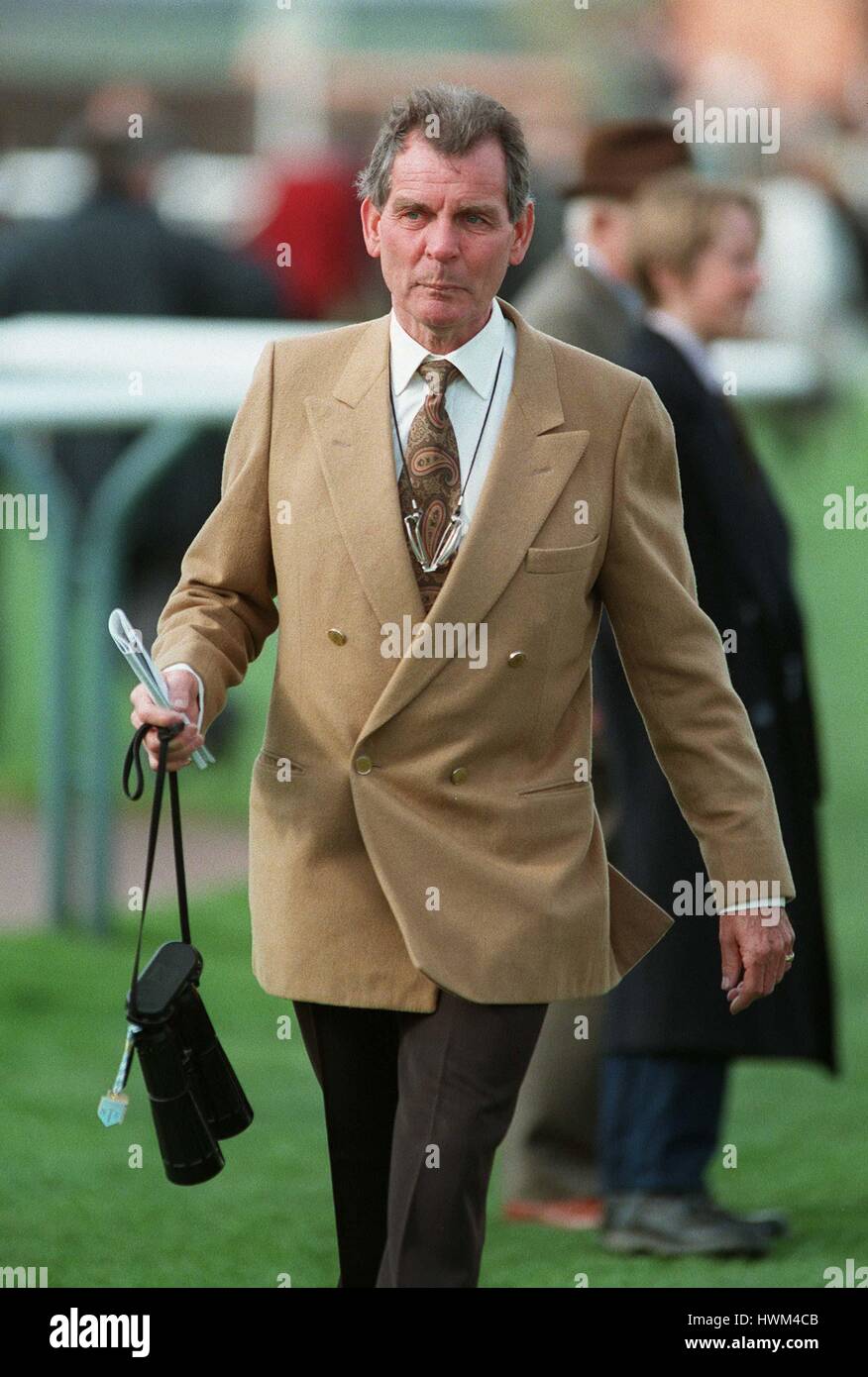 CLIVE BRITTAIN RACE HORSE TRAINER 19 April 1996 Stock Photo - Alamy