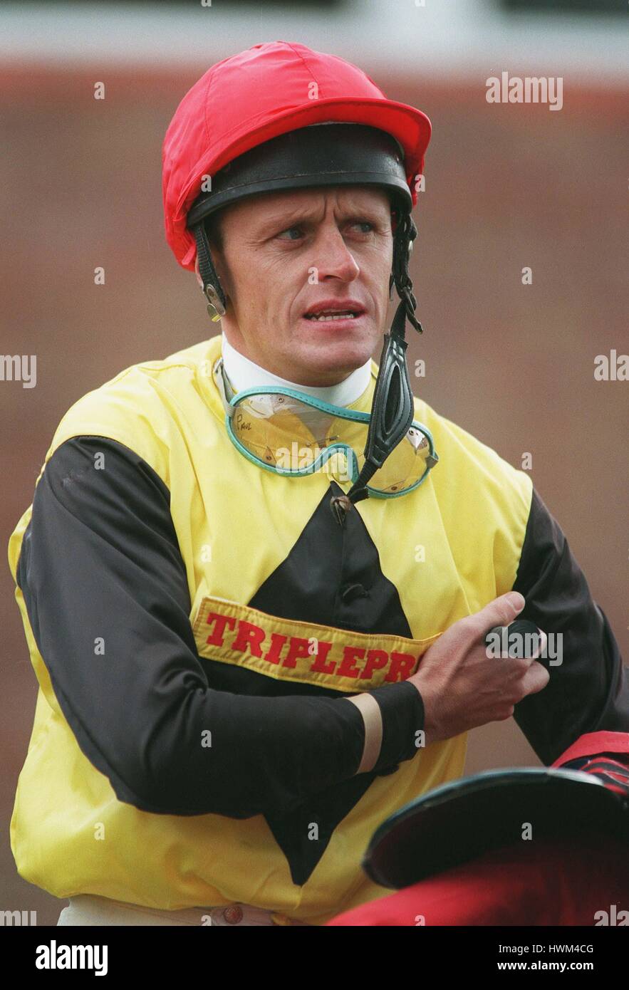 PAUL EDDERY JOCKEY 19 April 1996 Stock Photo - Alamy