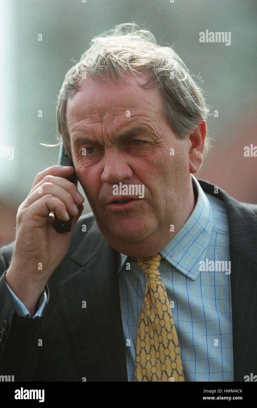 RICHARD HANNON RACE HORSE TRAINER 19 April 1996 Stock Photo - Alamy