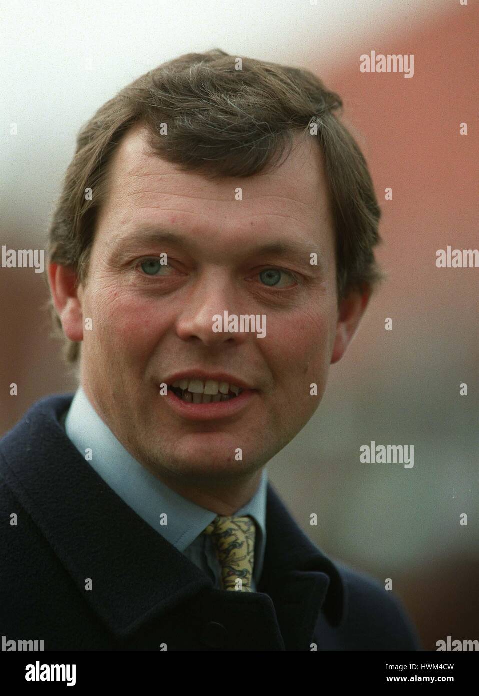 WILLIAM HAGGAS RACE HORSE TRAINER 06 May 1996 Stock Photo - Alamy