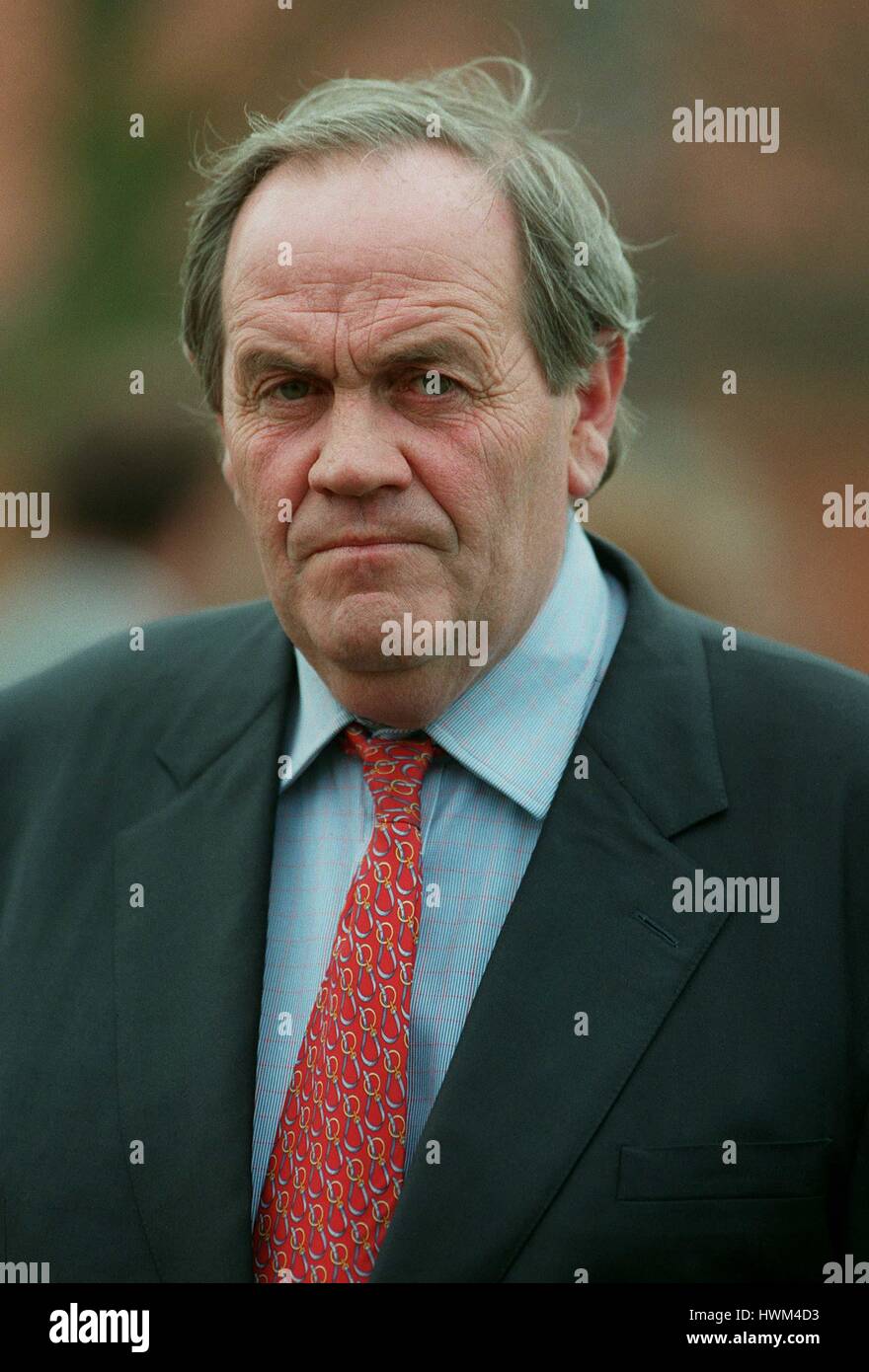 RICHARD HANNON RACE HORSE TRAINER 19 April 1996 Stock Photo - Alamy