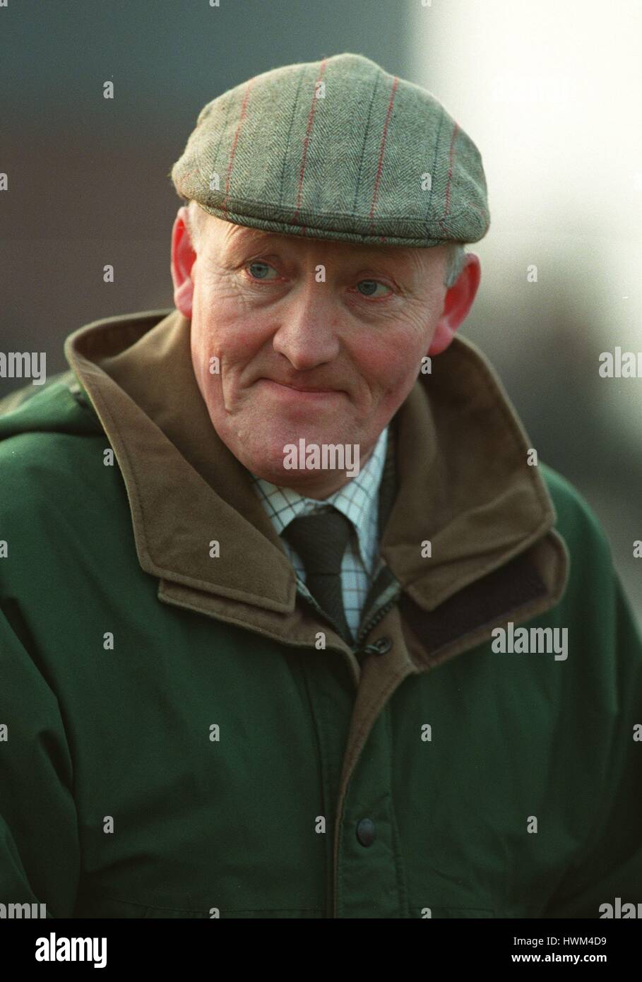 THOMAS TATE RACE HORSE TRAINER 10 April 1996 Stock Photo - Alamy