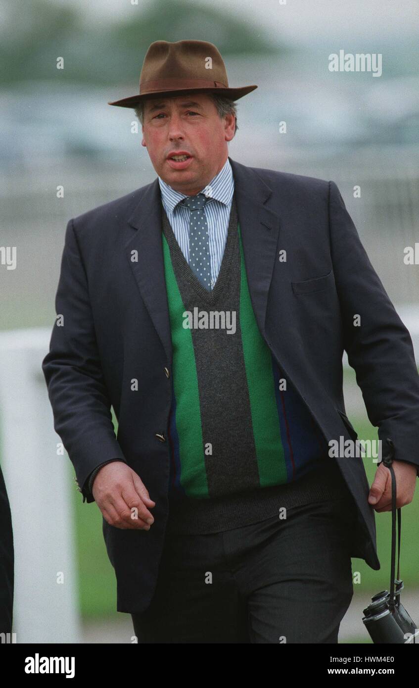 HUGH COLLINGRIDGE RACE HORSE TRAINER 17 October 1996 Stock Photo - Alamy