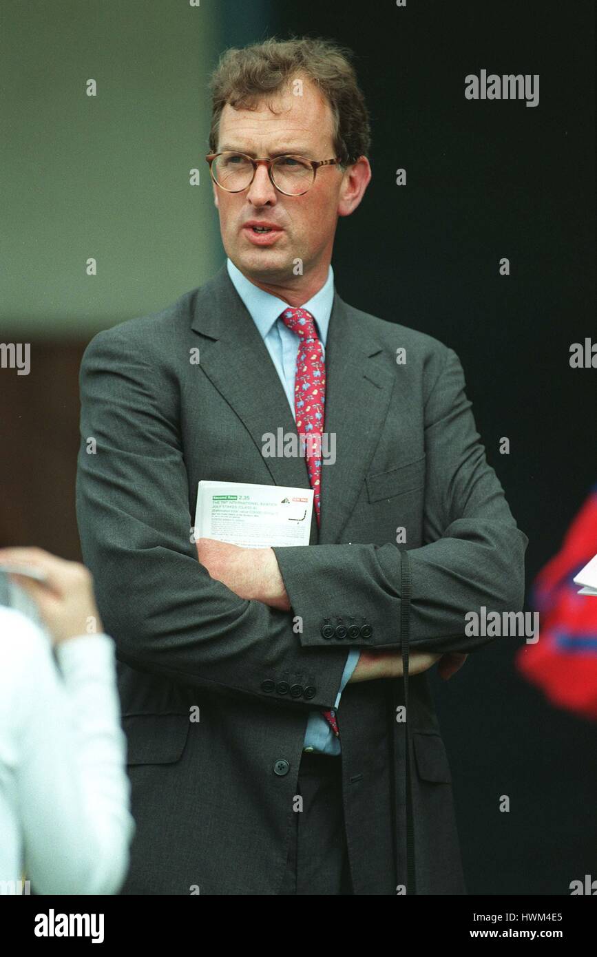 ROGER CHARLTON RACE HORSE TRAINER 18 September 1996 Stock Photo - Alamy