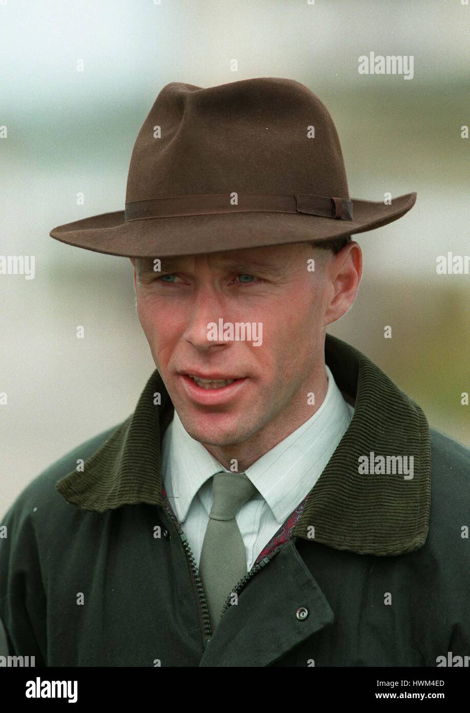 R. LLOYD-JAMES RACE HORSE TRAINER 12 May 1996 Stock Photo - Alamy