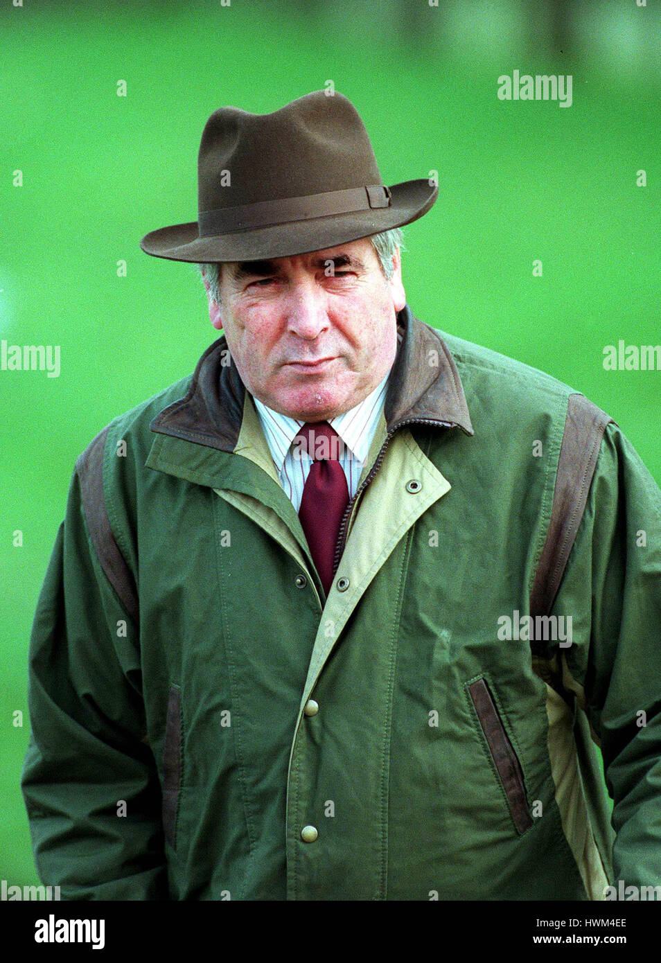 RON HODGES RACE HORSE TRAINER 19 April 1996 Stock Photo - Alamy