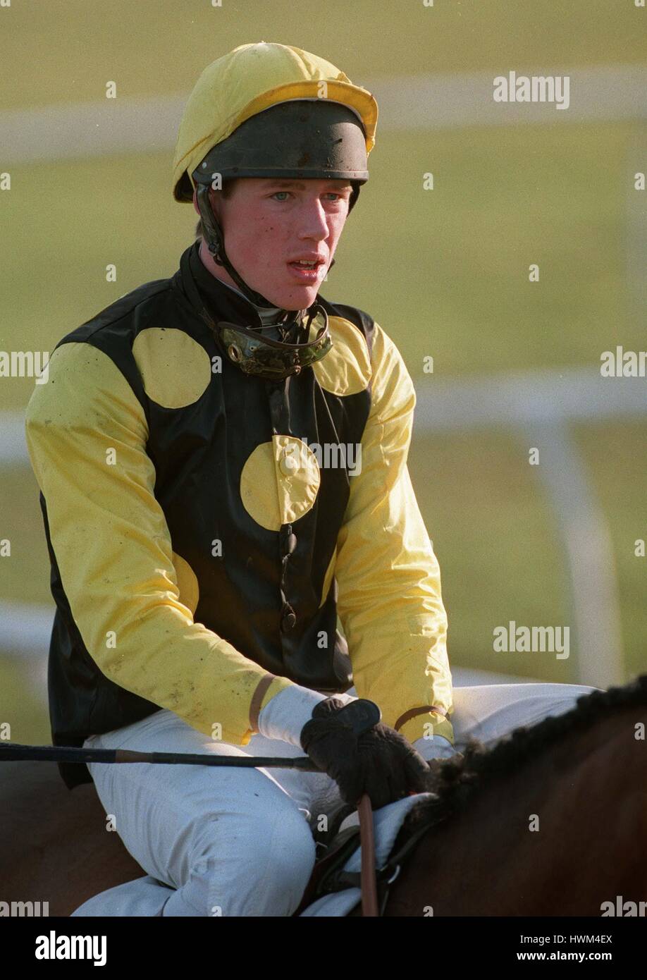 PHILIP HIDE JOCKEY 26 March 1996 Stock Photo - Alamy