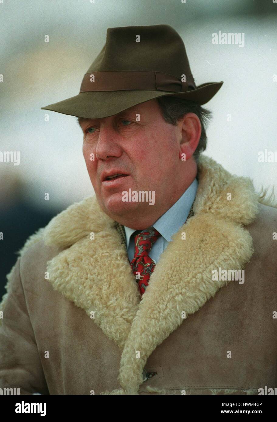 DAVID NICHOLSON RACE HORSE TRAINER 03 April 1996 Stock Photo - Alamy