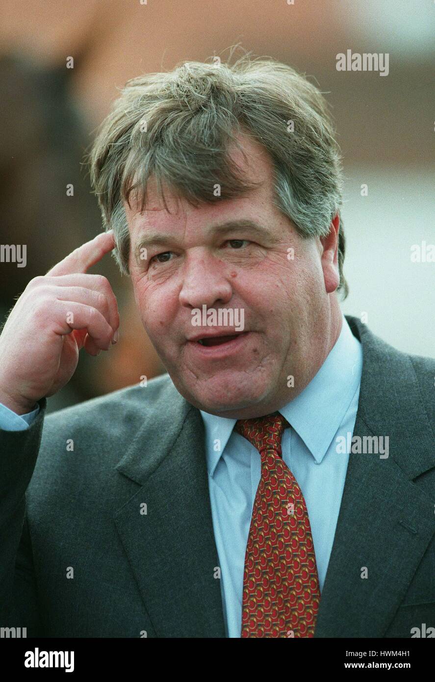 MICHAEL STOUTE RACE HORSE TRAINER 19 April 1996 Stock Photo - Alamy
