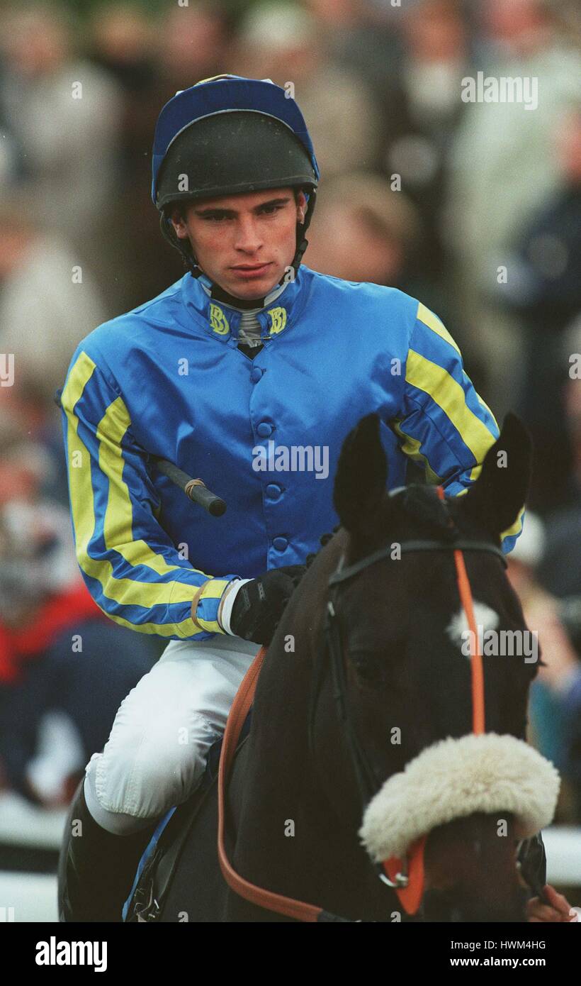 ROBERT MASSEY JOCKEY 28 October 1996 Stock Photo - Alamy