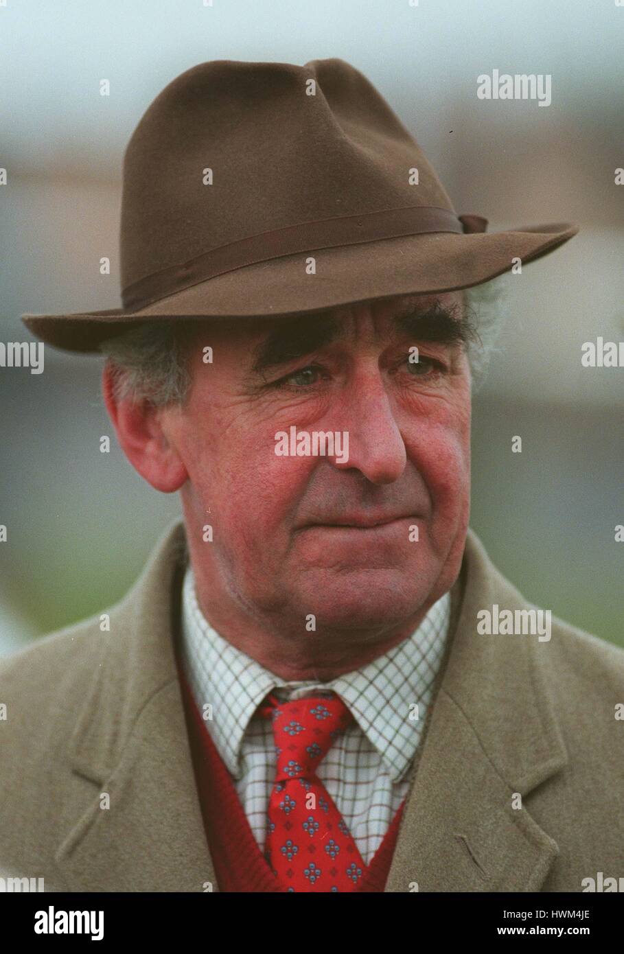 JOSH GIFFORD RACE HORSE TRAINER 11 April 1996 Stock Photo - Alamy