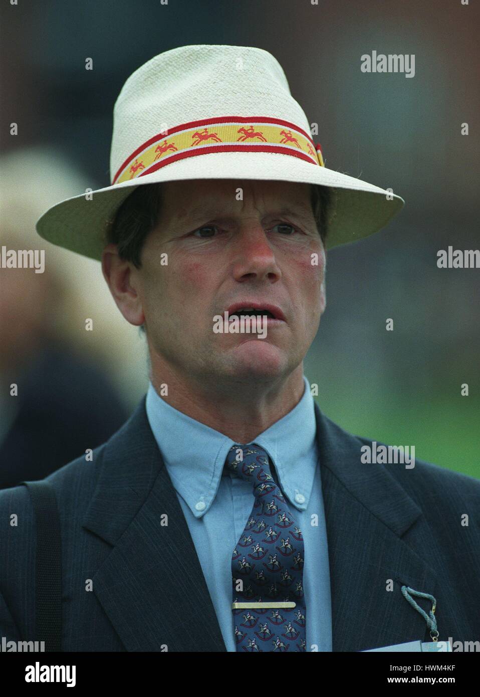 IAN BALDING RACE HORSE TRAINER 18 September 1996 Stock Photo - Alamy