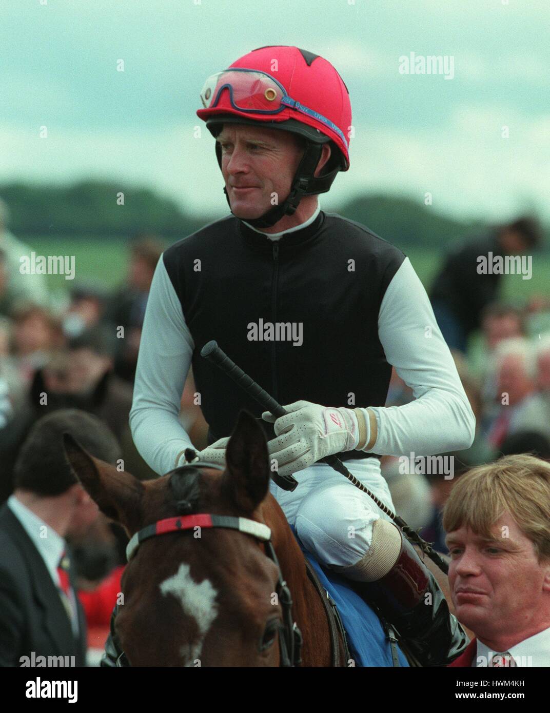 MICHAEL KINANE JOCKEY 12 June 1996 Stock Photo - Alamy