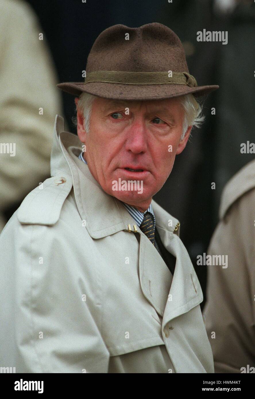 GEOFF WRAGG RACE HORSE TRAINER 09 April 1996 Stock Photo - Alamy