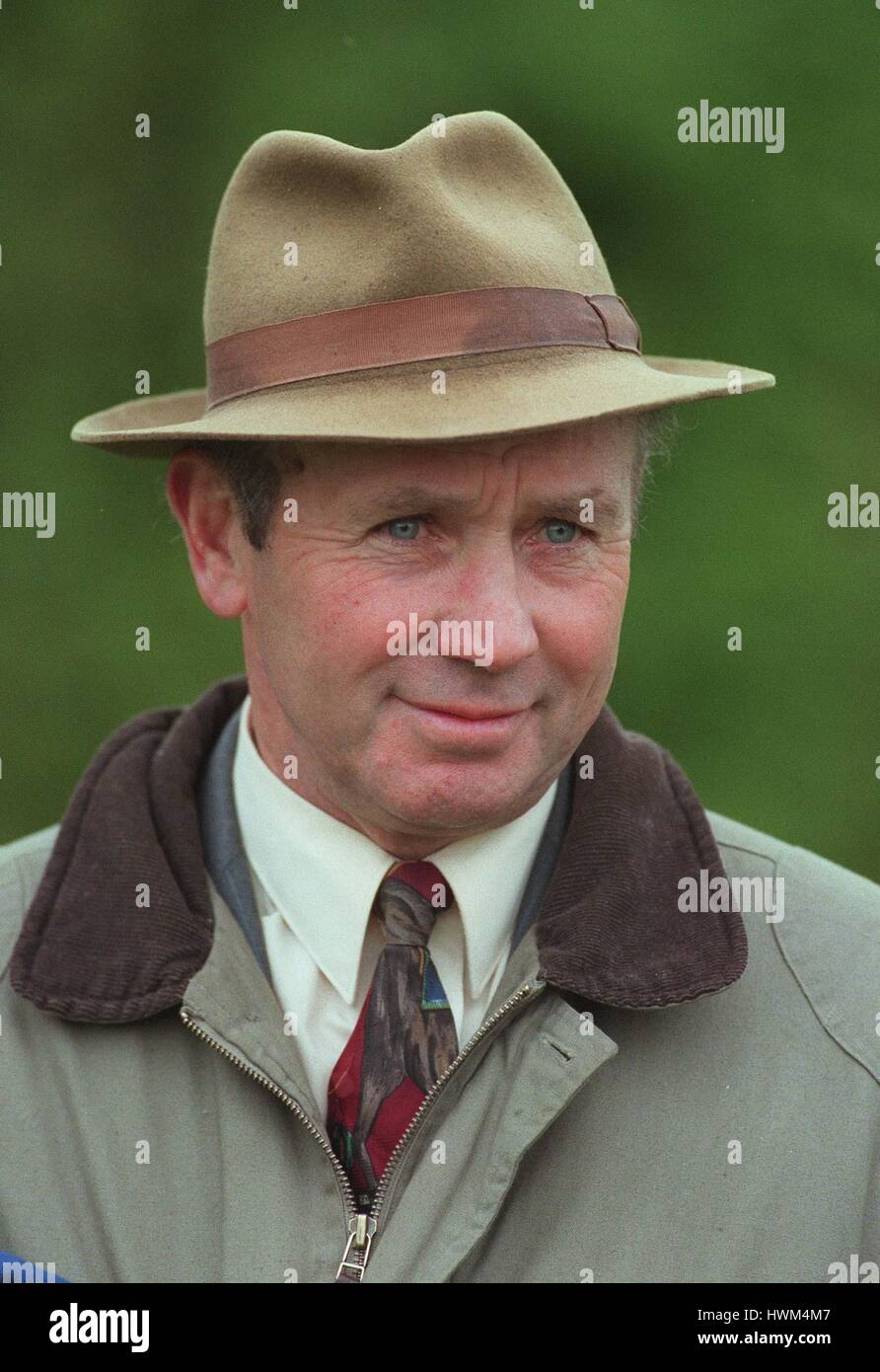 JOHN BRIDGER RACE HORSE TRAINER 29 August 1996 Stock Photo - Alamy