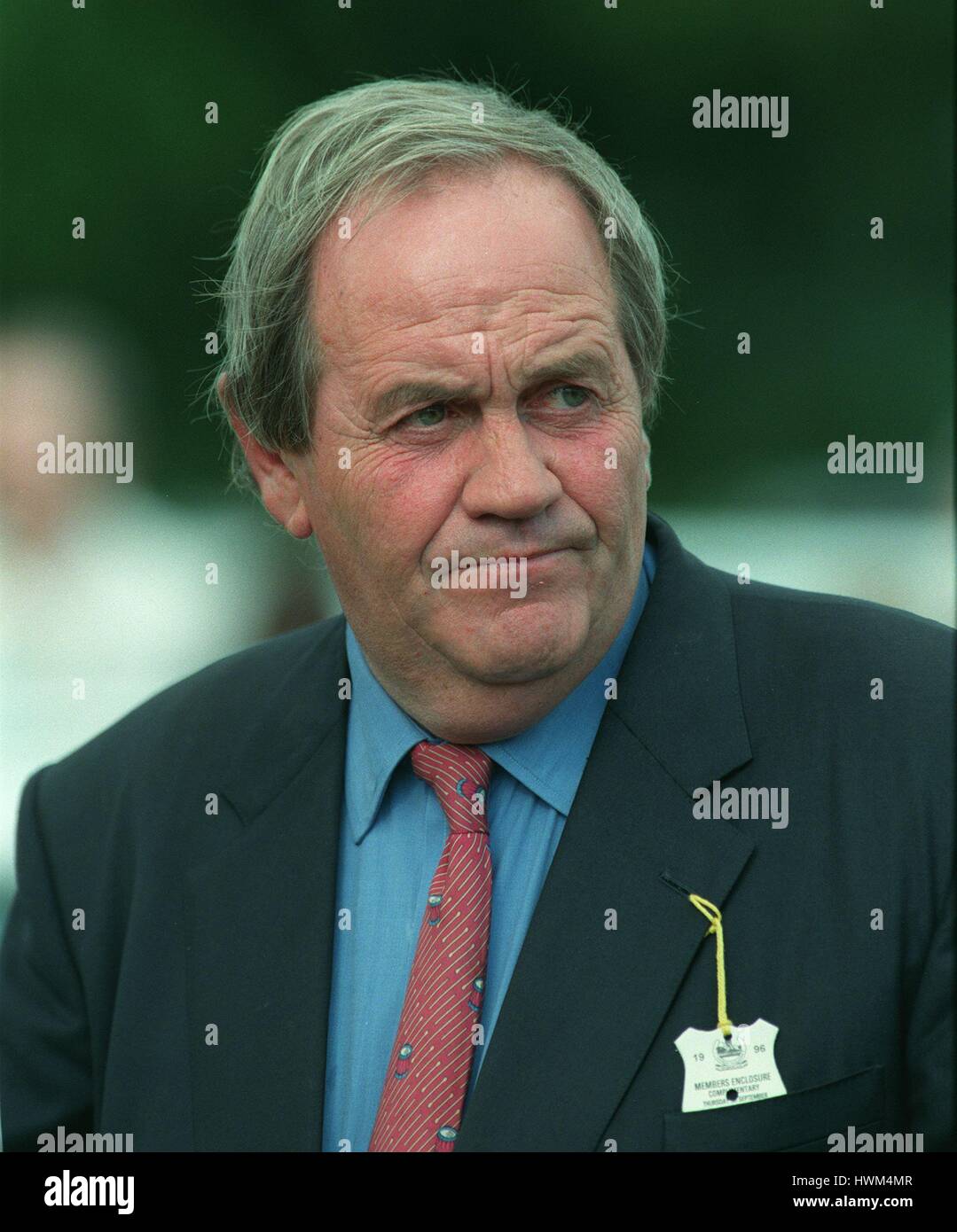 RICHARD HANNON RACE HORSE TRAINER 18 September 1996 Stock Photo - Alamy