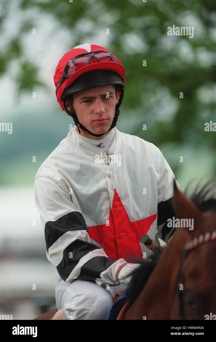 BRETT DOYLE JOCKEY 31 August 1996 Stock Photo - Alamy