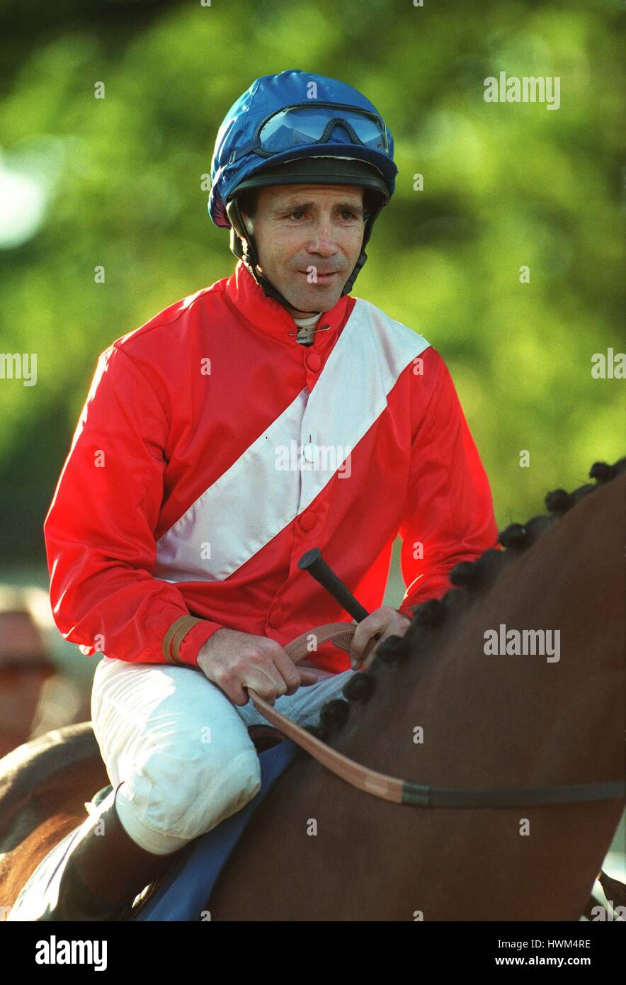 WENDYLL WOODS JOCKEY 25 June 1996 Stock Photo - Alamy