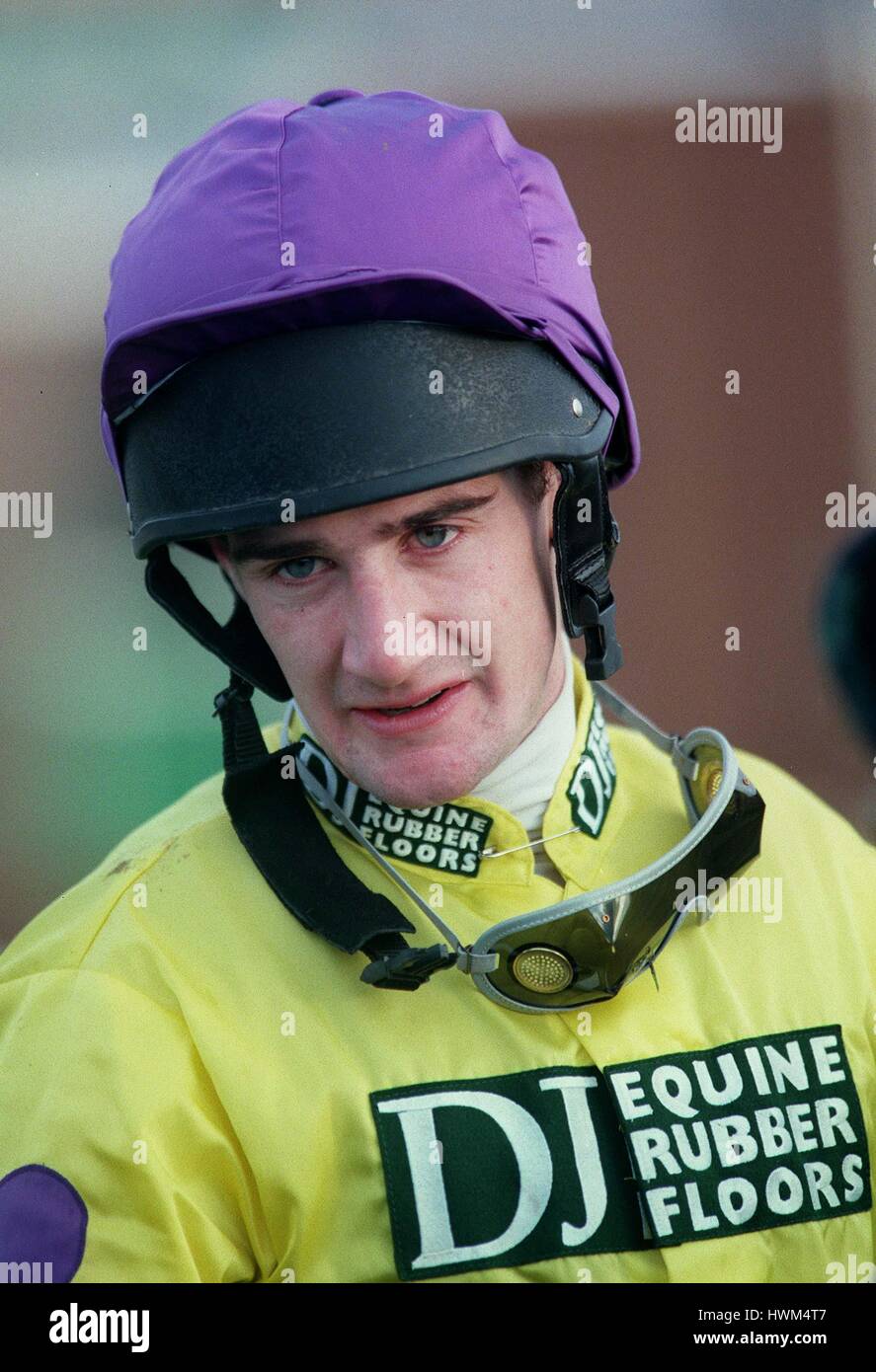 TOM JENKS JOCKEY 20 December 1996 Stock Photo - Alamy