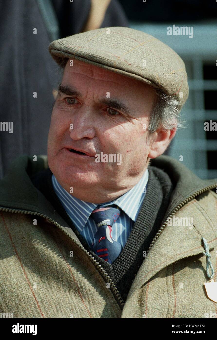 JIMMY HARRIS RACE HORSE TRAINER 09 April 1996 Stock Photo - Alamy