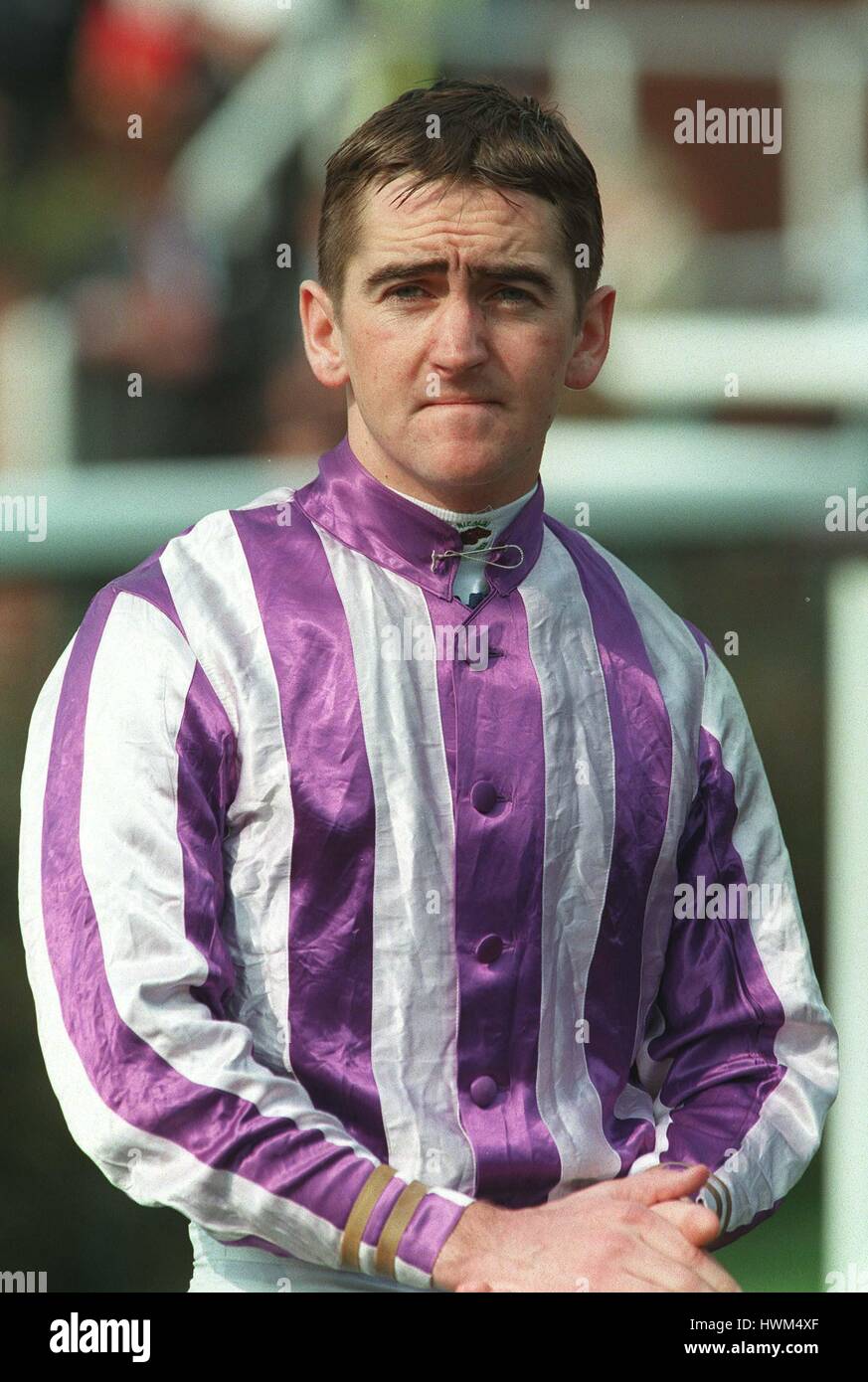 DAVID HARRISON . JOCKEY 19 April 1996 Stock Photo - Alamy
