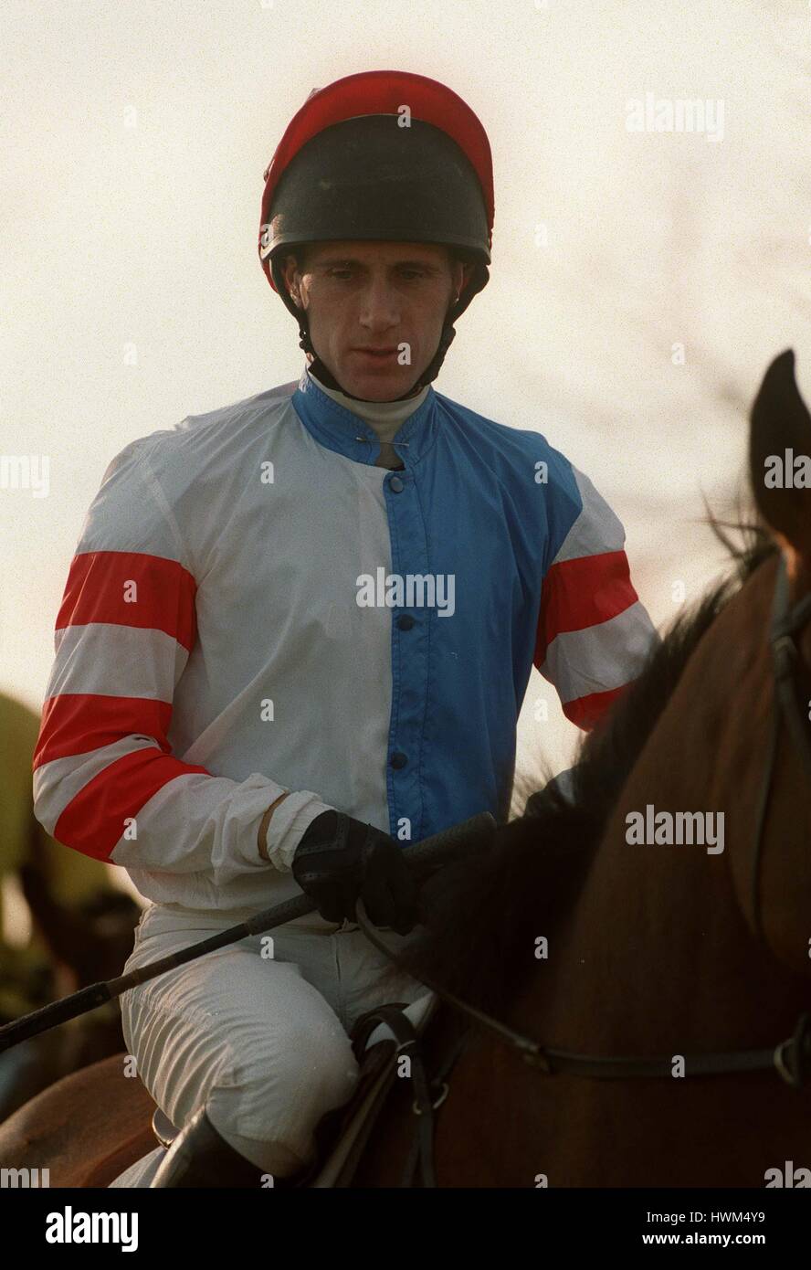 DERRICK MORRIS JOCKEY 26 March 1996 Stock Photo - Alamy