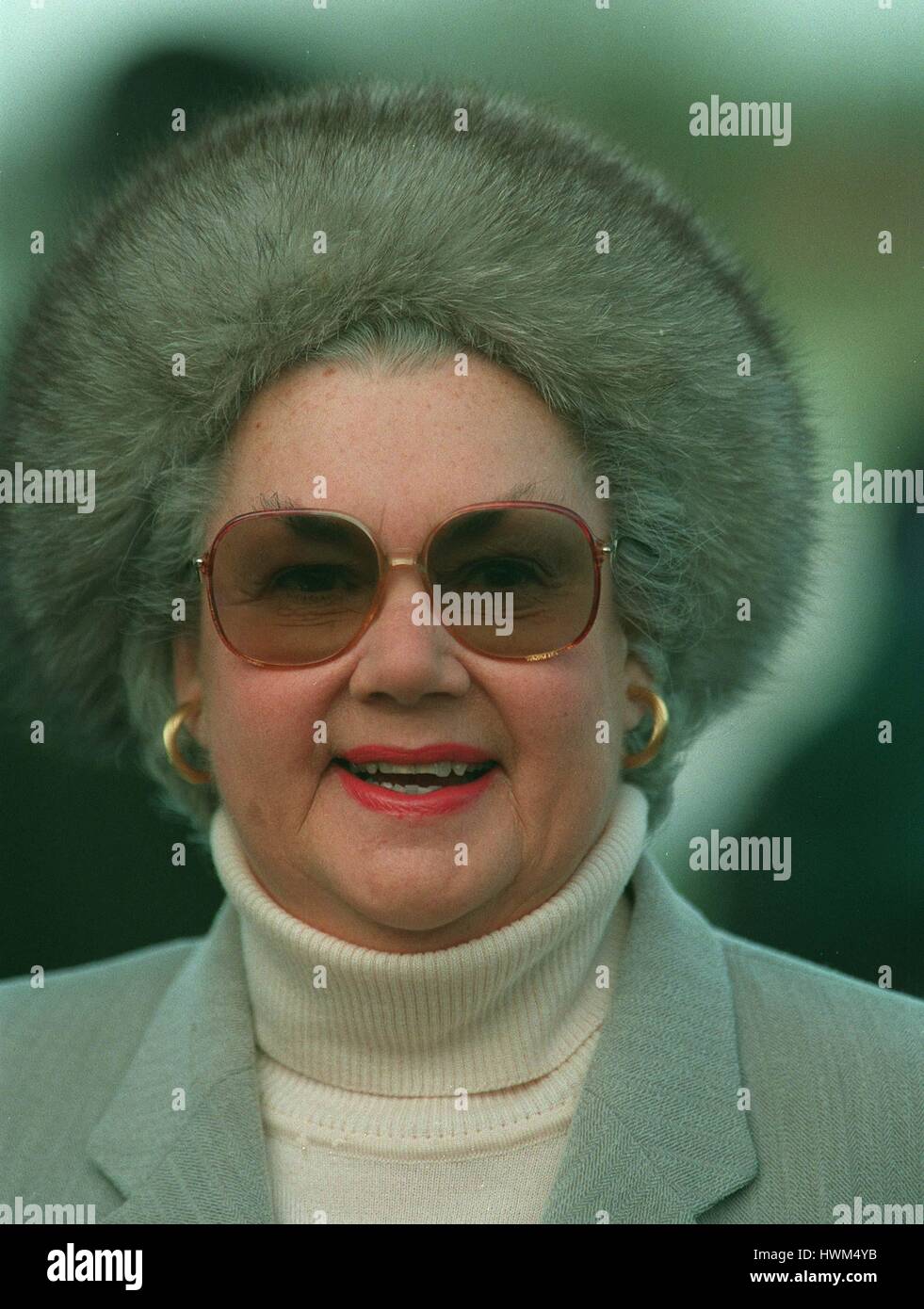 MERCY RIMELL RACE HORSE TRAINER 14 November 1996 Stock Photo - Alamy