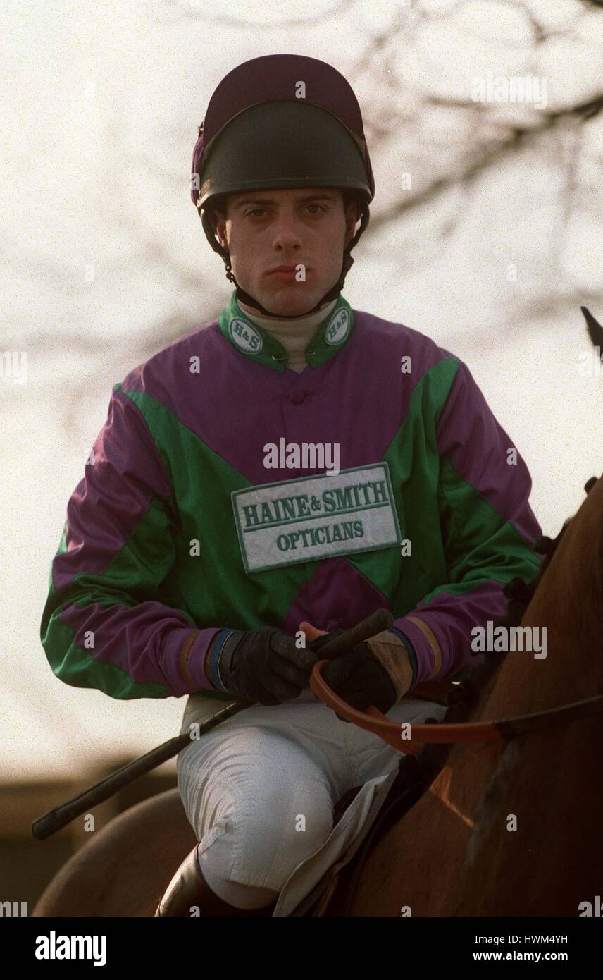 NICK MANN JOCKEY 26 March 1996 Stock Photo - Alamy