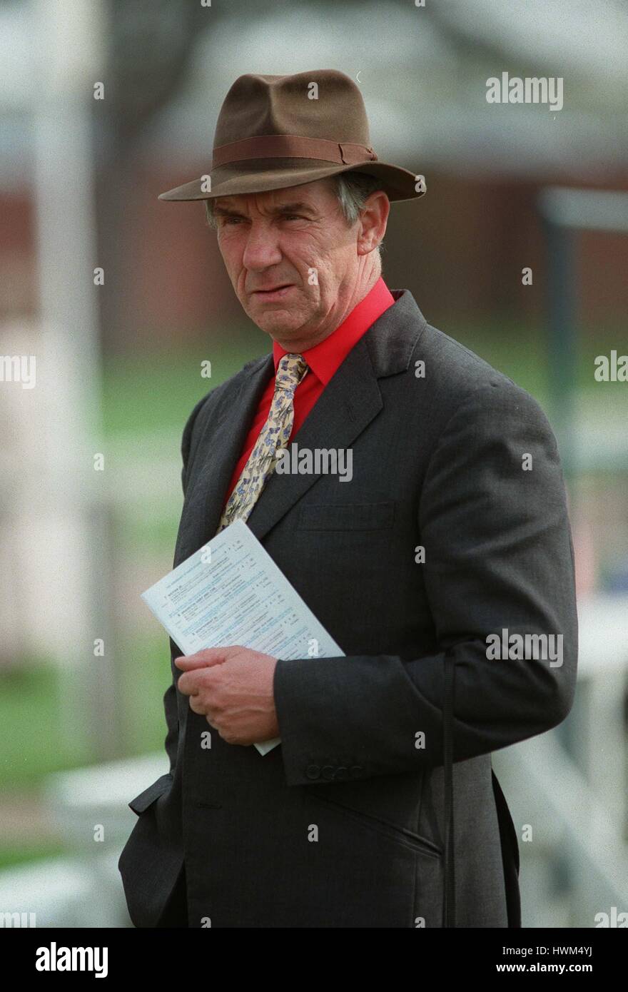 JACK BERRY RACE HORSE TRAINER 19 April 1996 Stock Photo - Alamy