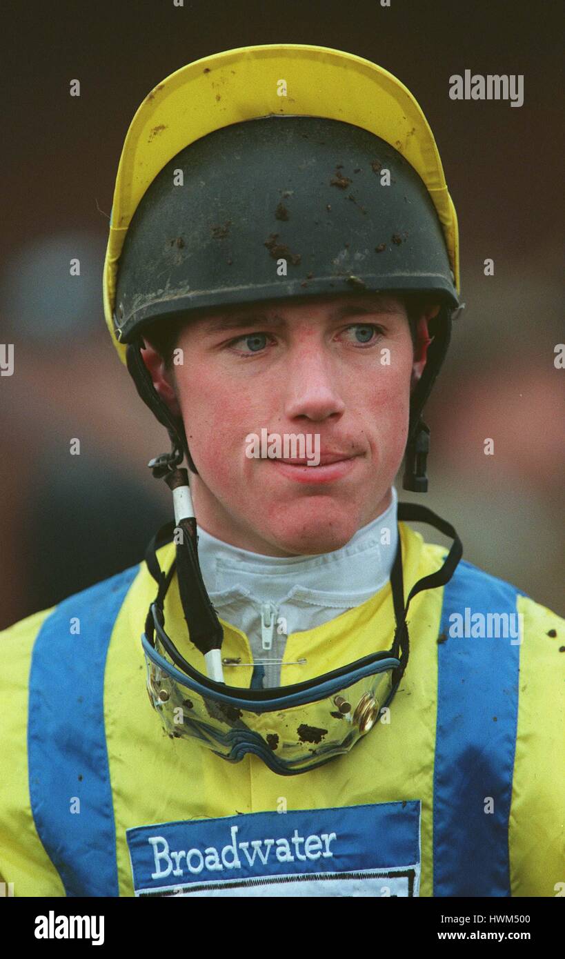 PHILIP HIDE JOCKEY 20 March 1996 Stock Photo - Alamy