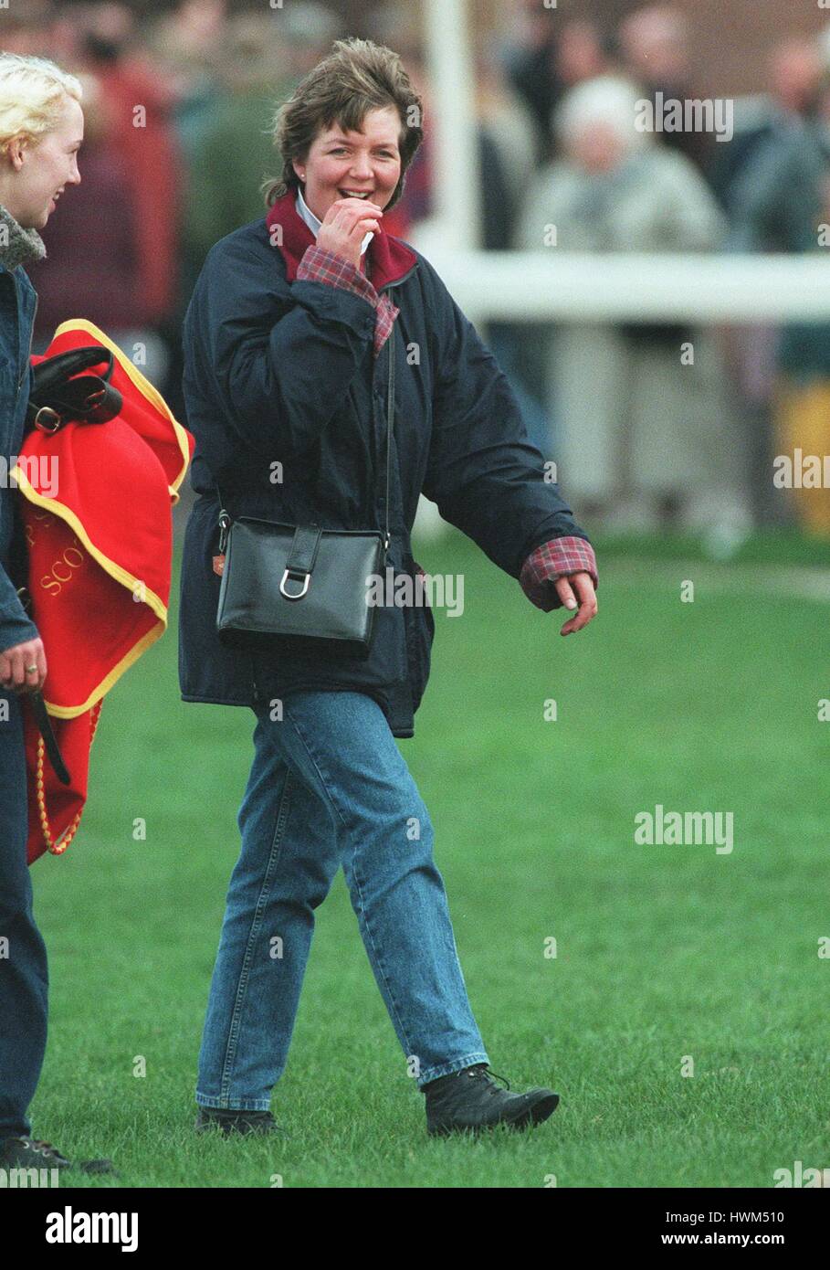 MARY MILLIGAN RACE HORSE TRAINER 04 November 1996 Stock Photo - Alamy