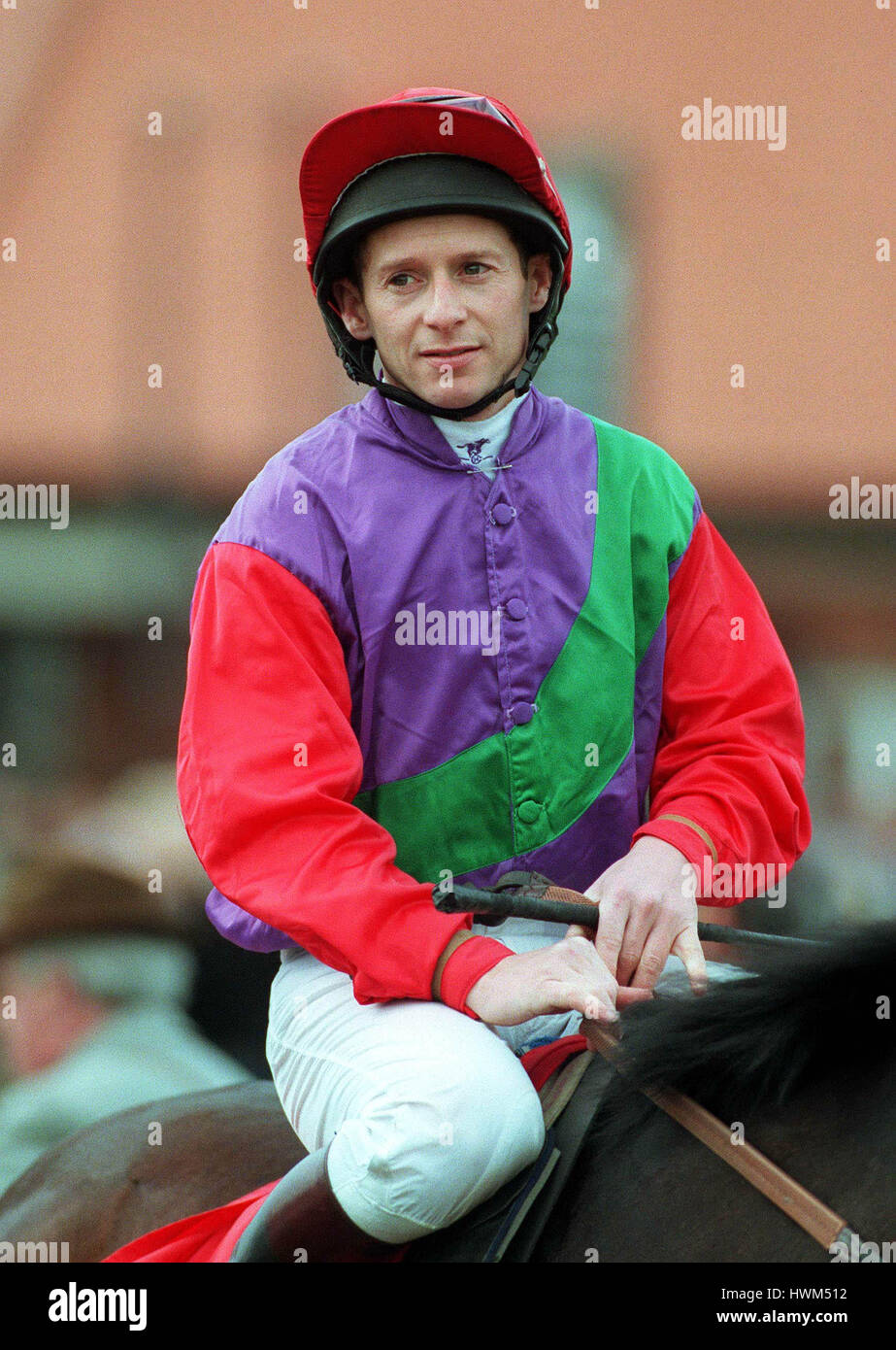 RICHARD QUINN JOCKEY 21 April 1996 Stock Photo - Alamy
