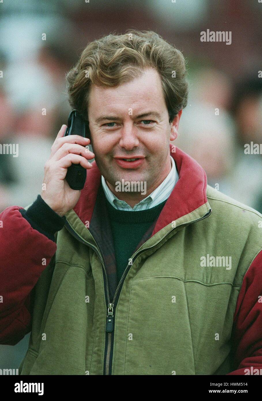 NIGEL TINKLER RACE HORSE TRAINER 12 November 1996 Stock Photo - Alamy