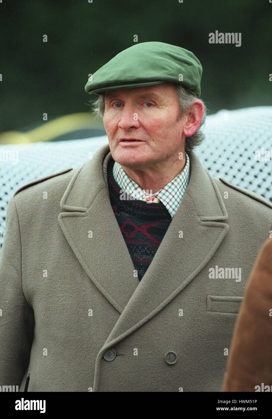 PETER BEAUMONT RACE HORSE TRAINER 05 January 1996 Stock Photo - Alamy