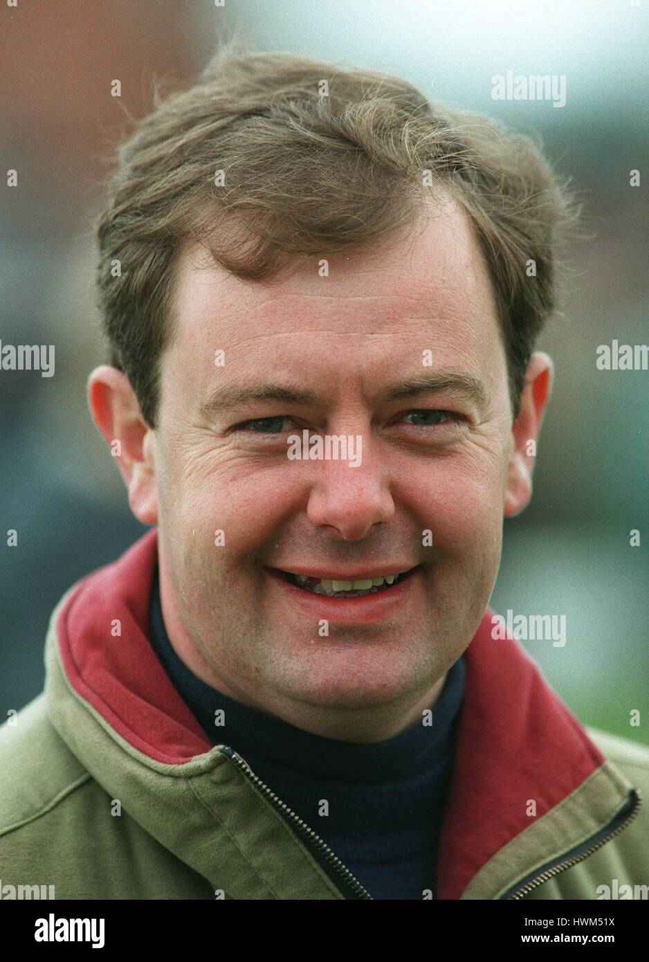 NIGEL TINKLER RACE HORSE TRAINER 12 May 1996 Stock Photo - Alamy