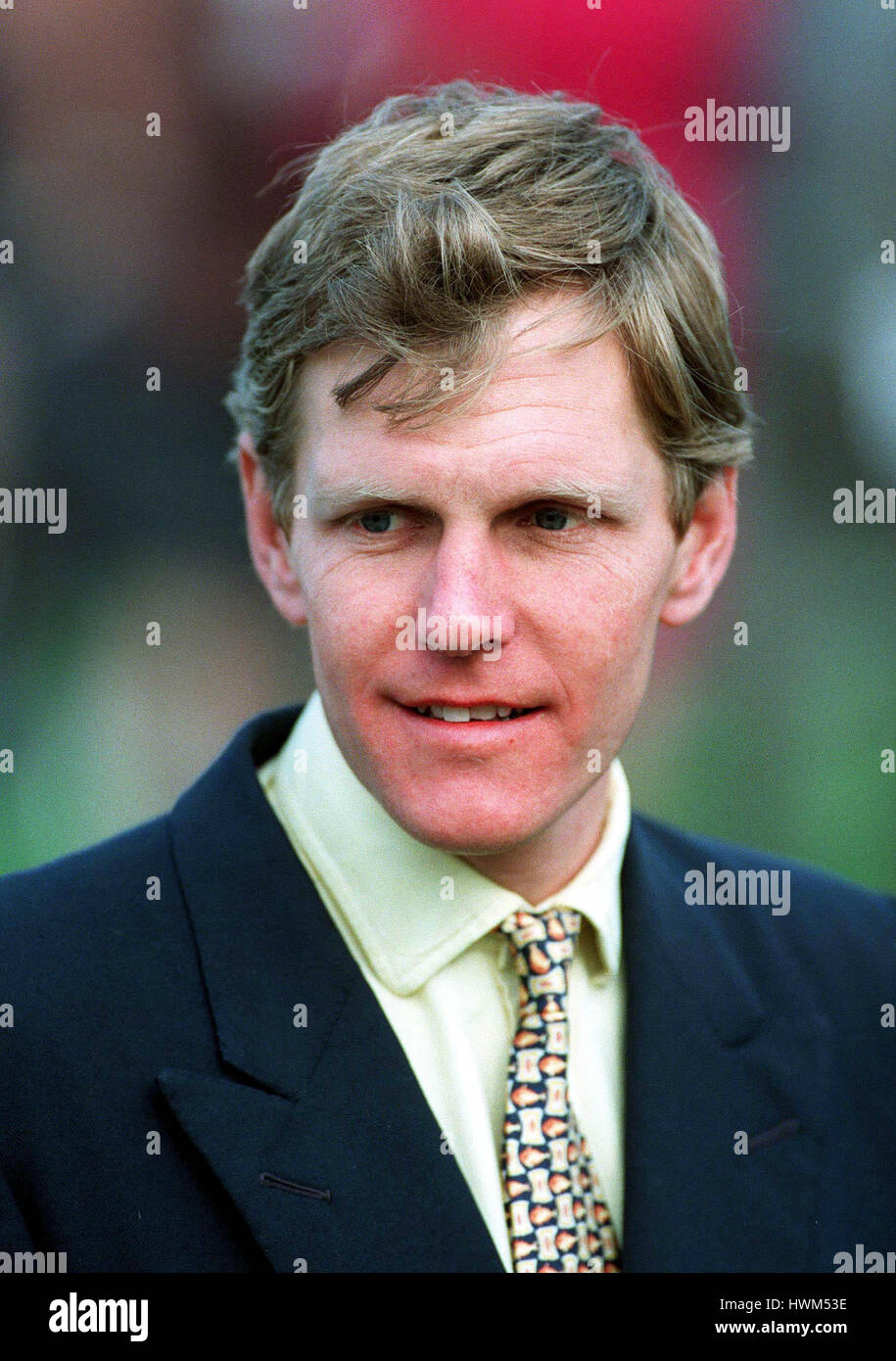 MICHAEL BELL RACE HORSE TRAINER 30 April 1996 Stock Photo - Alamy