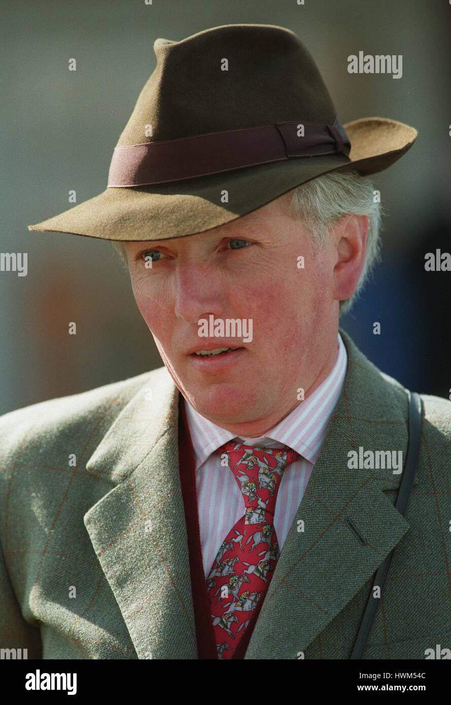 JAMES BETHELL RACE HORSE TRAINER 28 May 1996 Stock Photo - Alamy