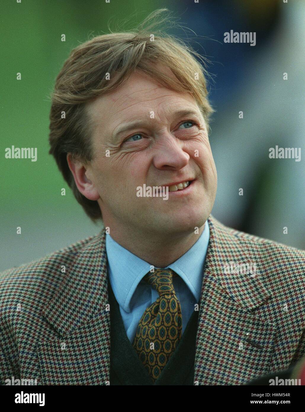 MICHAEL HEATON-ELLIS RACE HORSE TRAINER 18 September 1996 Stock Photo ...