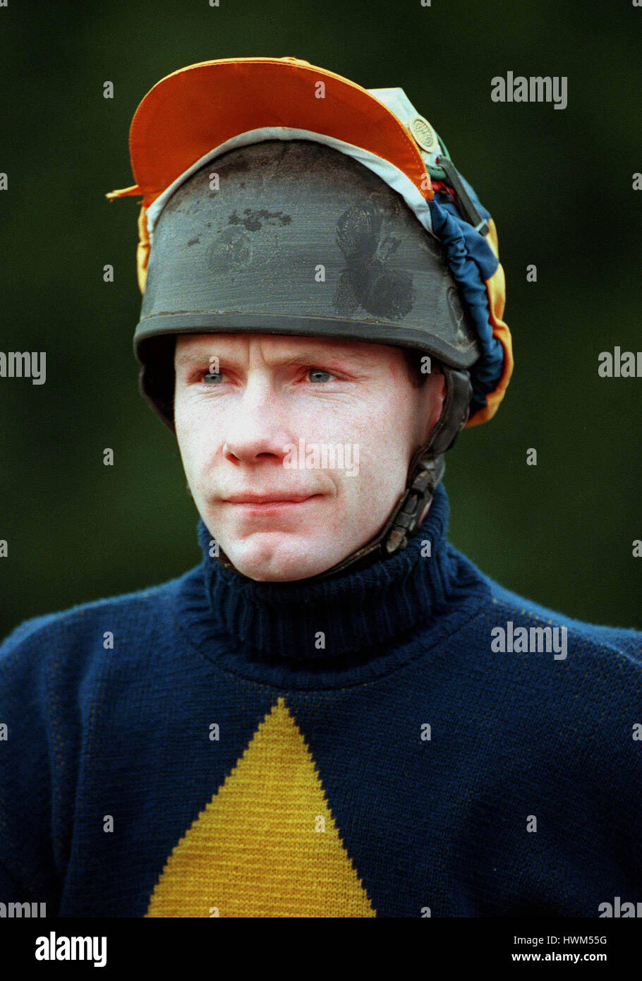 MICK FITZGERALD JOCKEY 05 January 1996 Stock Photo - Alamy