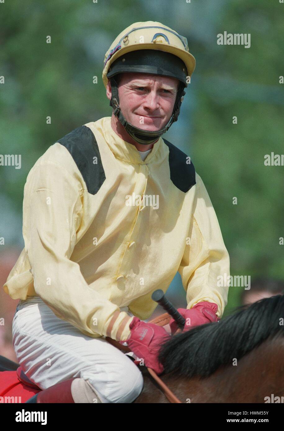 MICHAEL KINANE JOCKEY 18 April 1996 Stock Photo - Alamy