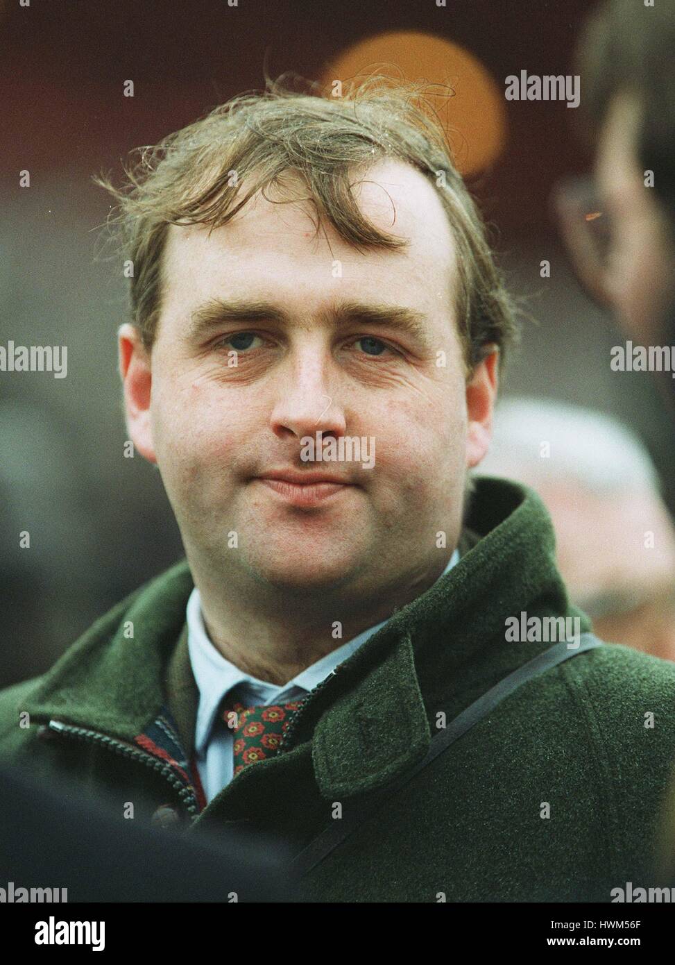 CHARLIE EGERTON RACE HORSE TRAINER 19 April 1996 Stock Photo - Alamy