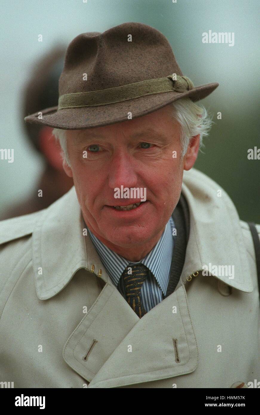GEOFF WRAGG RACE HORSE TRAINER 09 April 1996 Stock Photo - Alamy