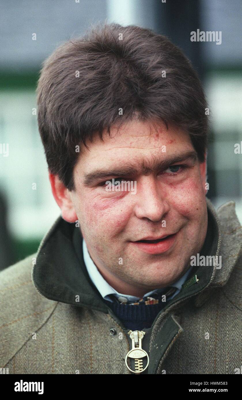 D. BARKER RACE HORSE TRAINER 11 December 1996 Stock Photo - Alamy