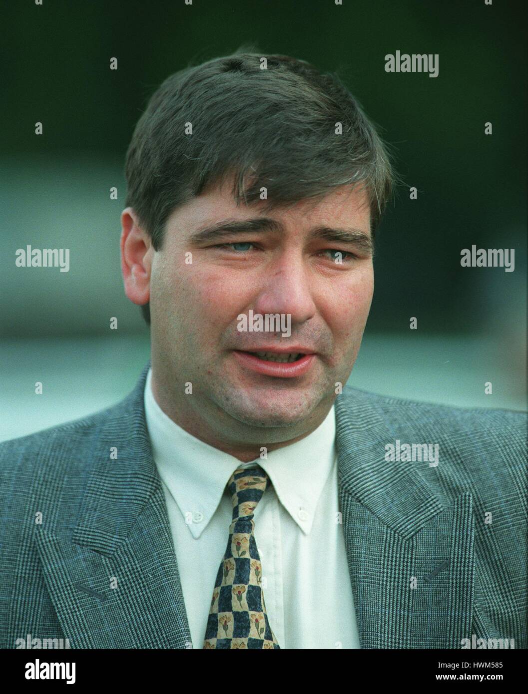 JOHN AKEHURST RACE HORSE TRAINER 18 September 1996 Stock Photo - Alamy