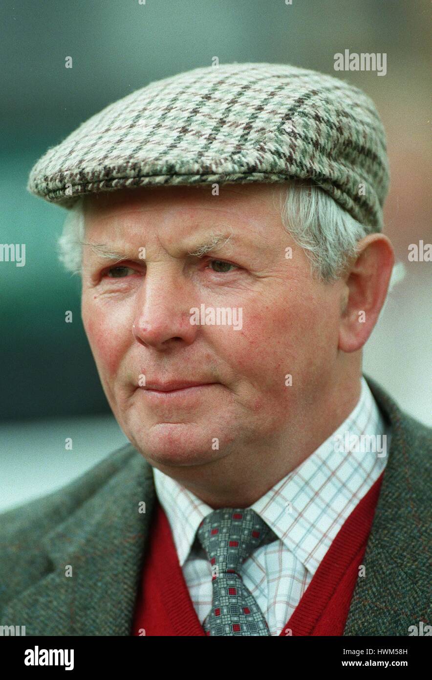 JAMES LEIGH RACE HORSE TRAINER 28 May 1996 Stock Photo - Alamy