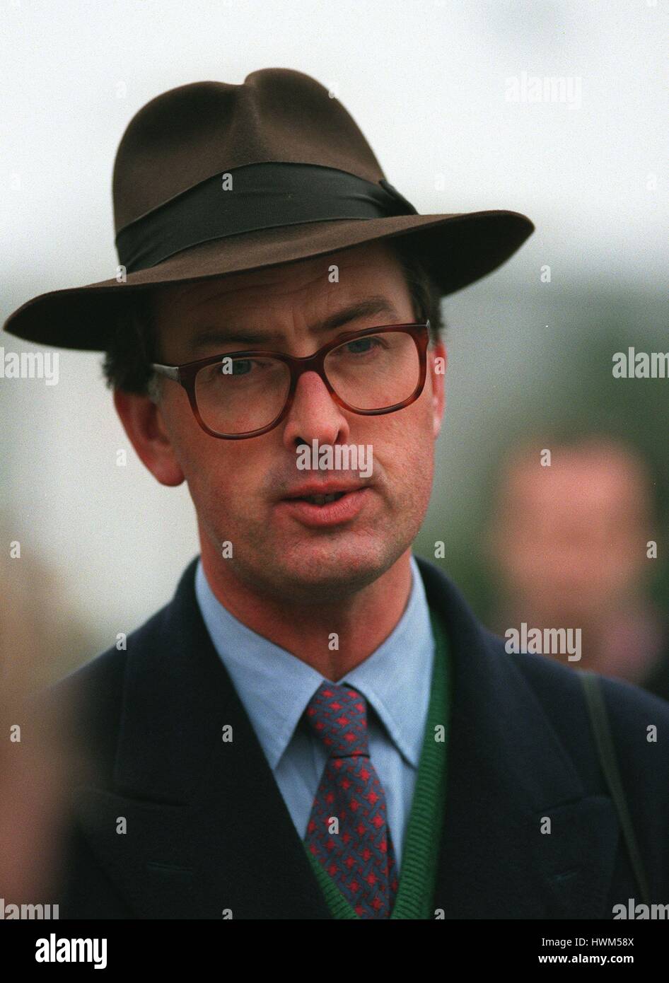 ROGER CHARLTON RACE HORSE TRAINER 03 April 1996 Stock Photo - Alamy
