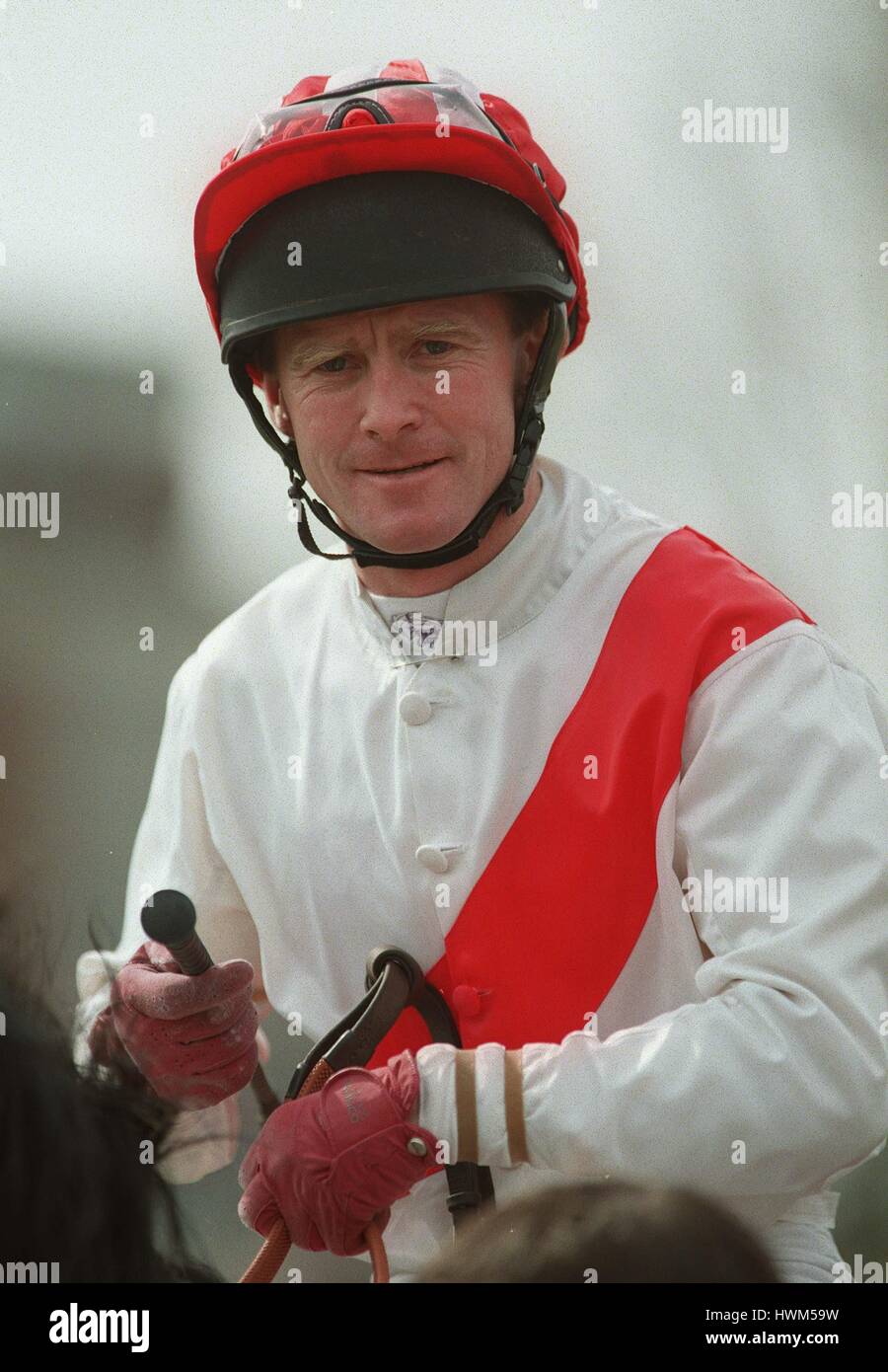 MICHAEL KINANE JOCKEY 19 April 1996 Stock Photo - Alamy