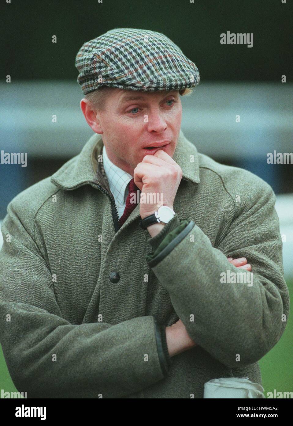 MICKY HAMMOND RACE HORSE TRAINER 05 January 1996 Stock Photo - Alamy